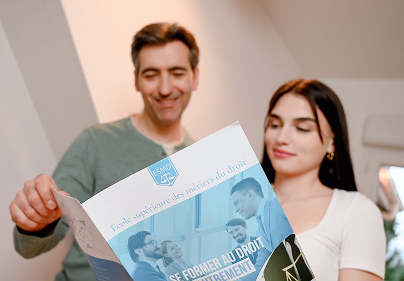 Les formations en droit bac+2 à bac +5 de l'ESMD, en initial ou alternance